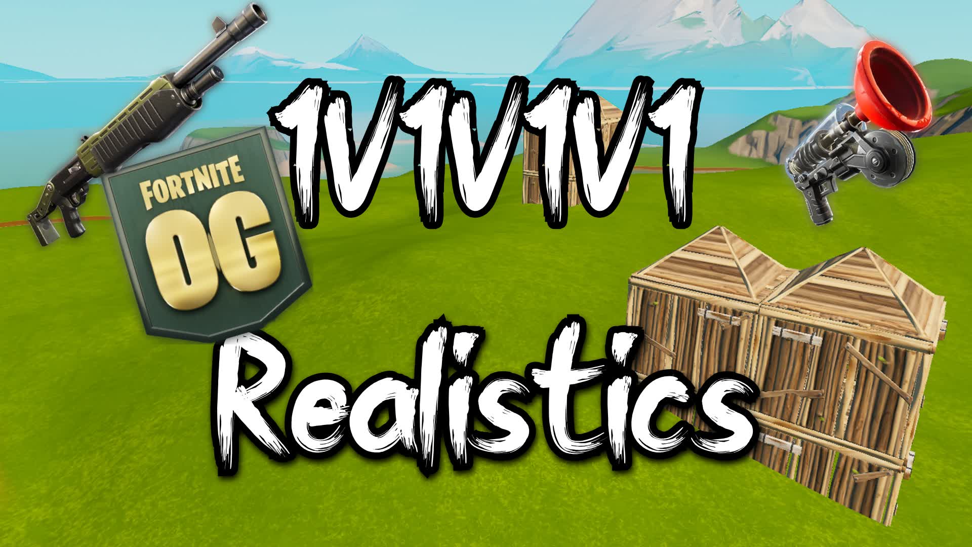 1V1V1V1 OG REALISTICS [0 DELAY] 3439-5750-3655 by wahalli - Fortnite Creative Map Code - Fortnite.GG