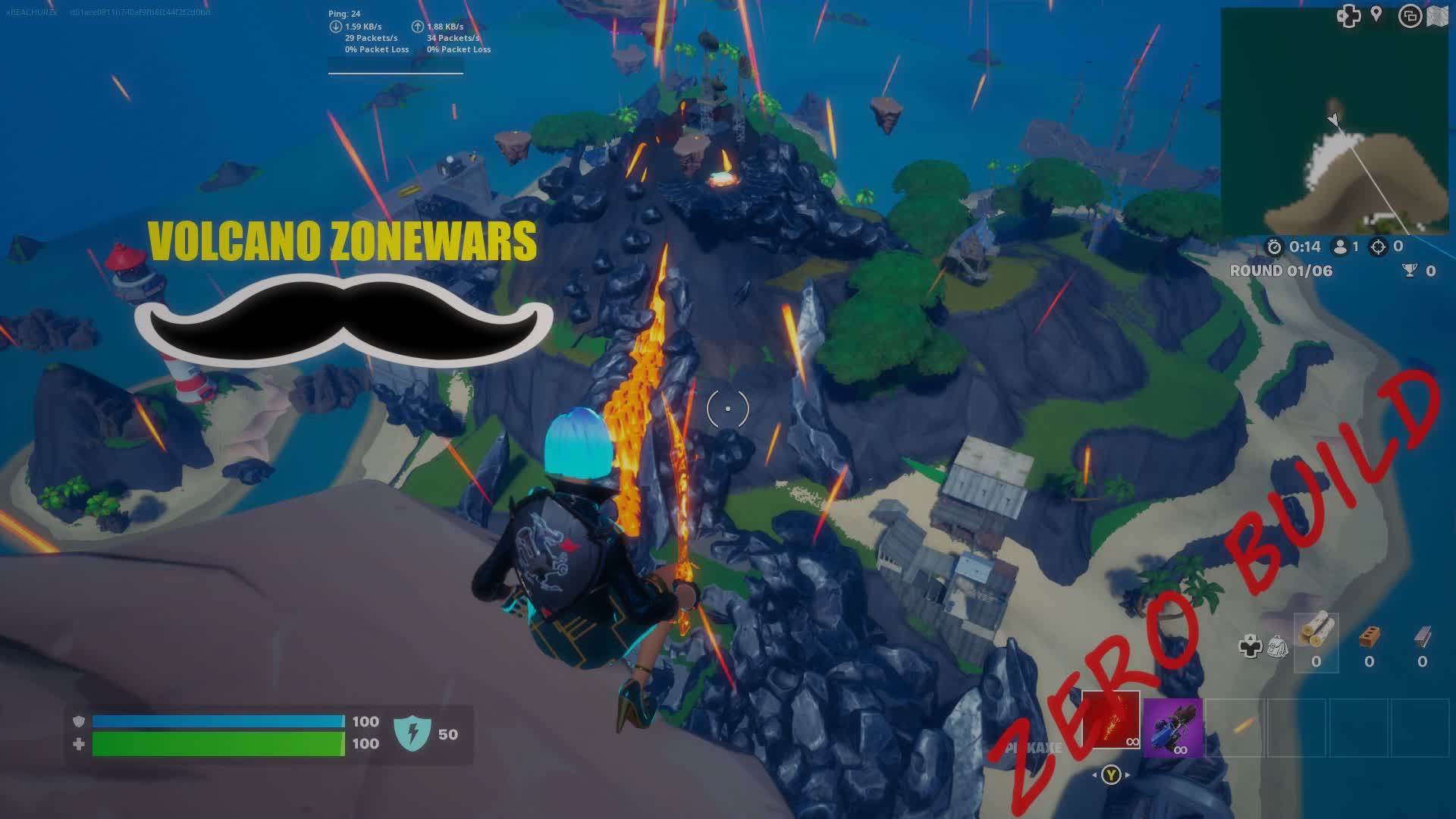 Volcanic ZoneWar 1019-9695-2883 by beachurz - Fortnite Creative Map ...