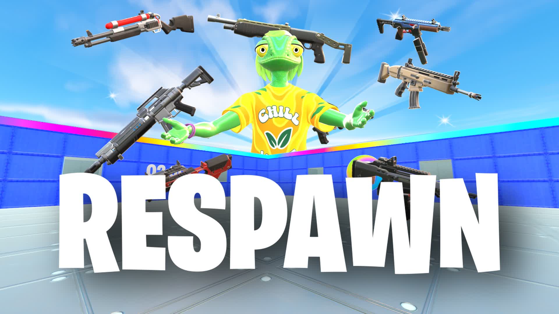 RESPAWN BOX ALL GUNS 9238-4297-3312 by hatul_yam - Fortnite Creative ...