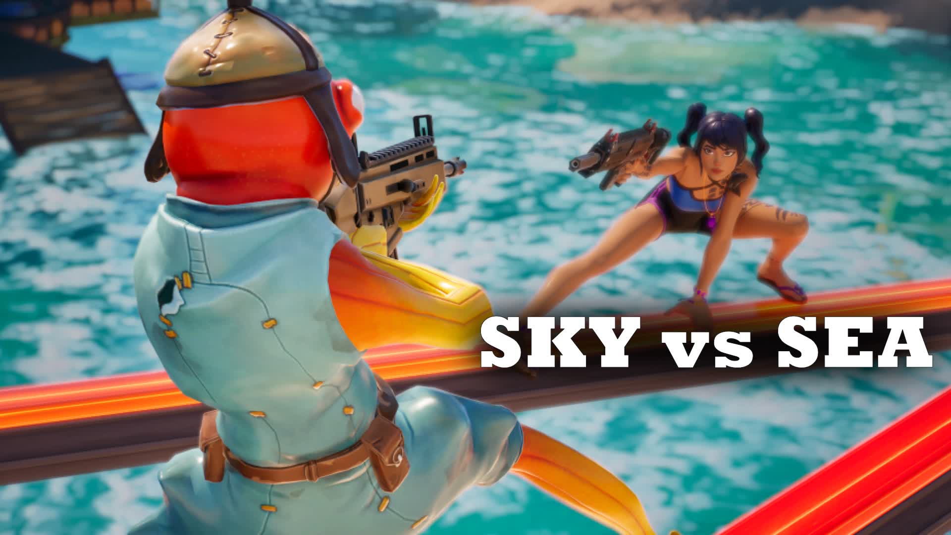 Sky VS Sea people 0435-1070-0515 by clevereen - Fortnite Creative Map ...