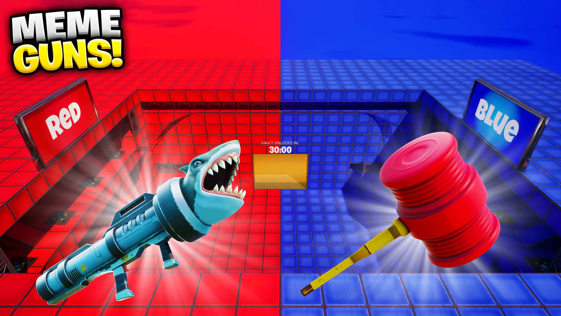 🤣MEME RED VS BLUE 5695-5146-7292 by chaosforge - Fortnite Creative Map ...