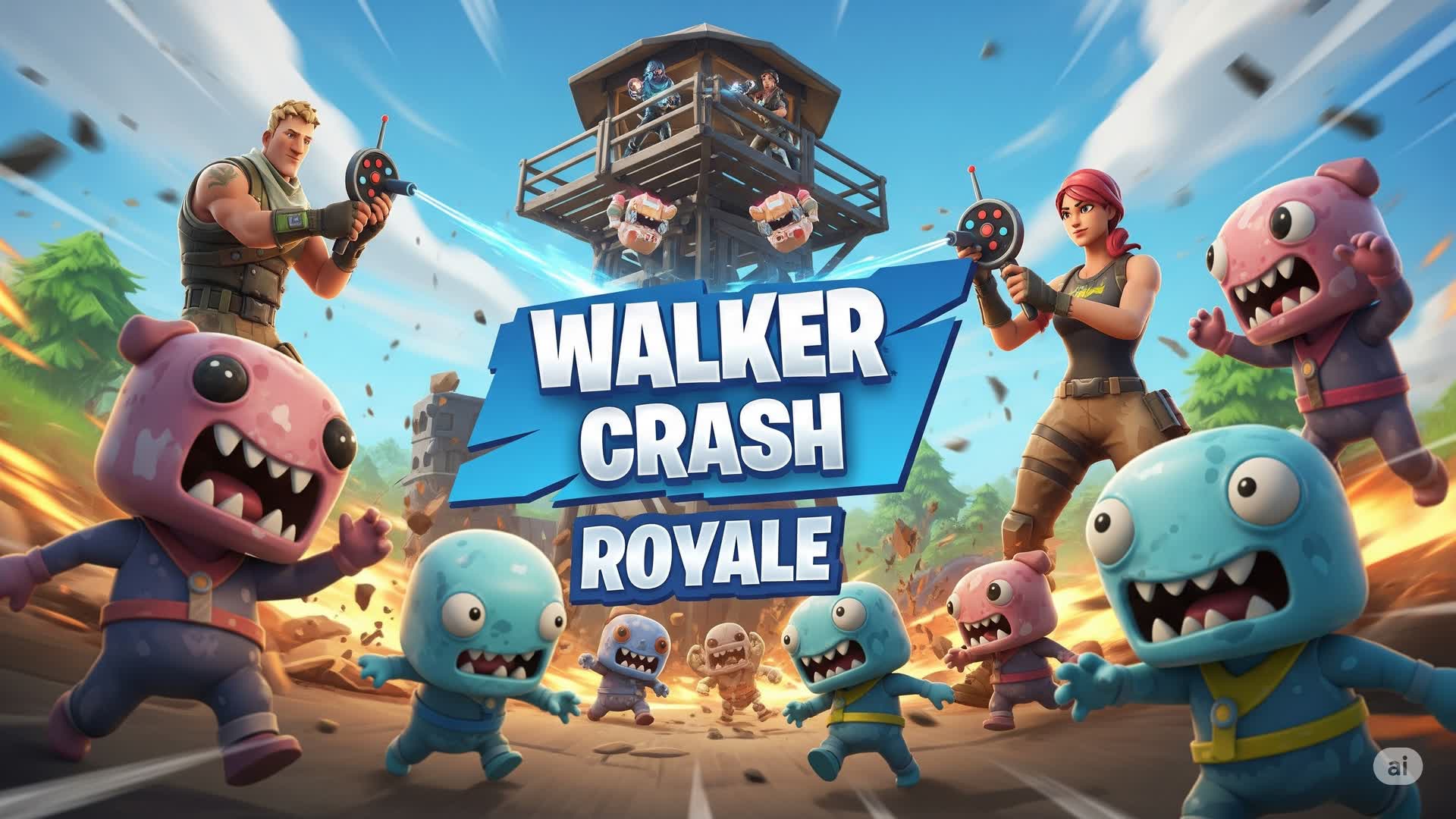 WALKER CRASH ROYALE 2226-3762-3270 by dj_rube - Fortnite