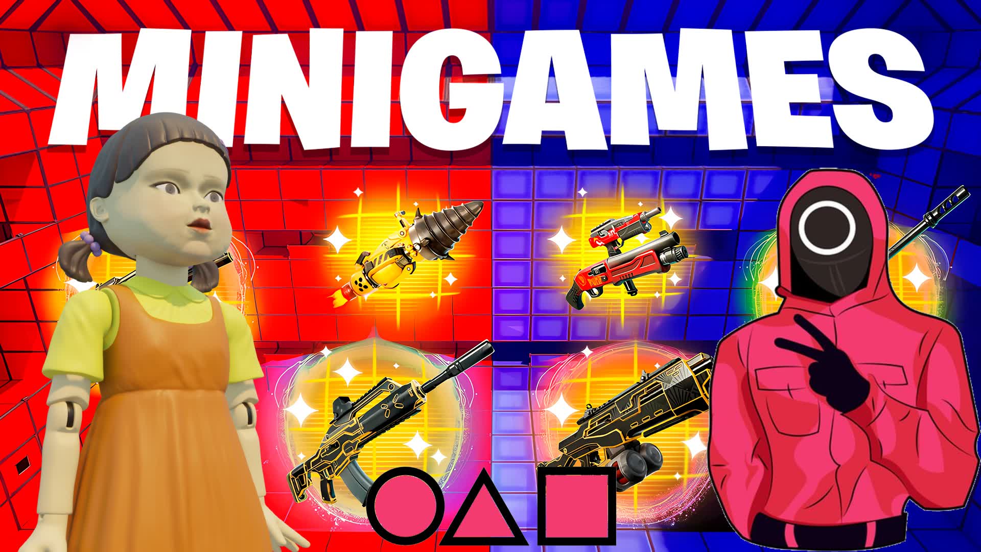 OCTO RED VS BLUE 🔴🔵 6258-5566-7832 by pvpmaps - Fortnite