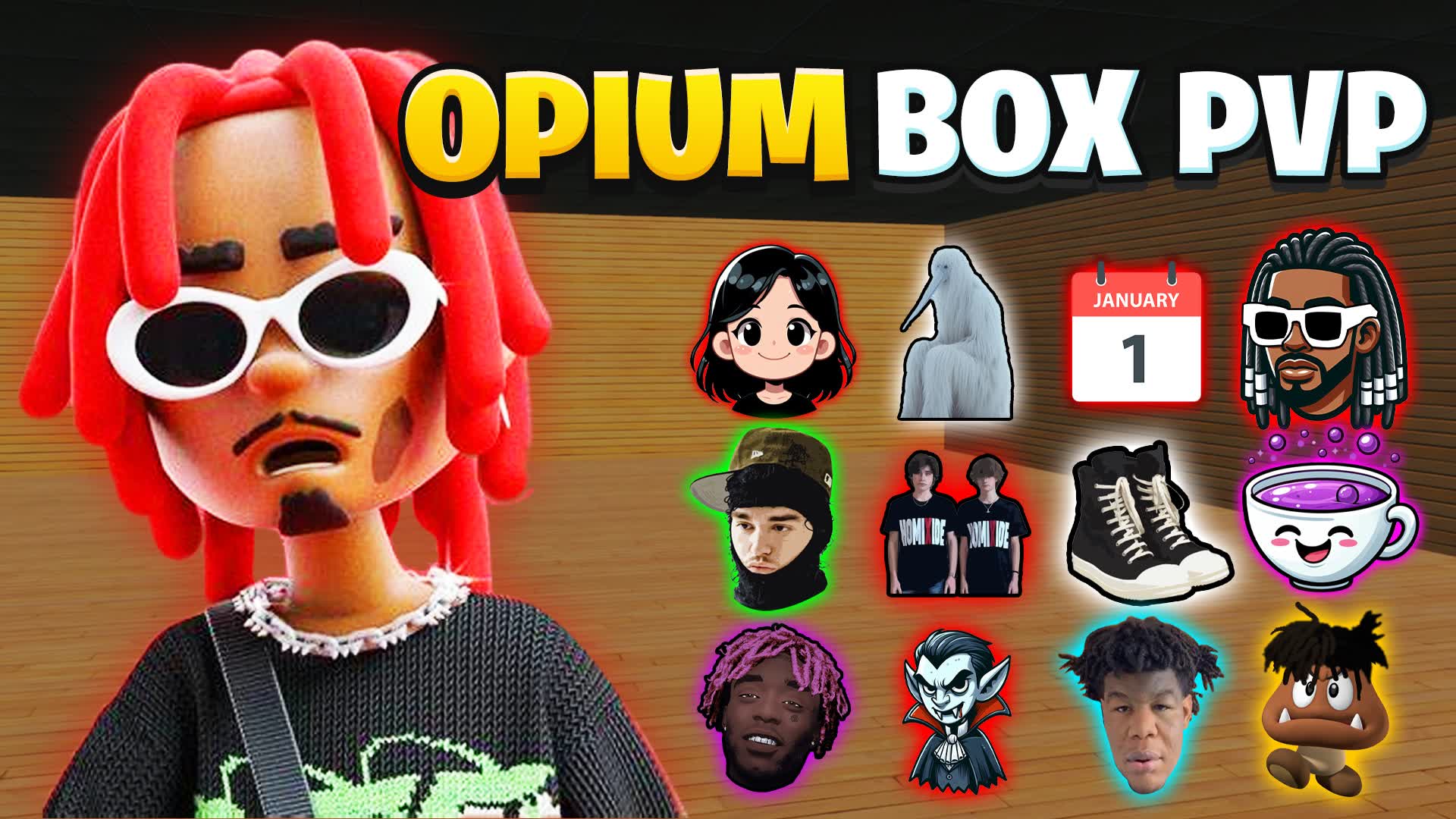 🧛OPIUM BOX PVP📦 8420-3077-6837 by pyphr - Fortnite Creative Map Code ...