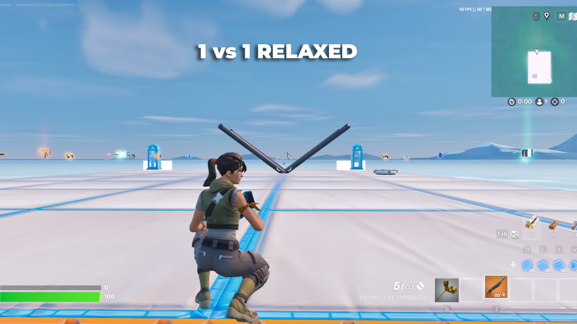 1 vs 1 WHITE RELAX 😴 1214-9869-3000 by skinblackyt - Fortnite Creative Map Code - Fortnite.GG