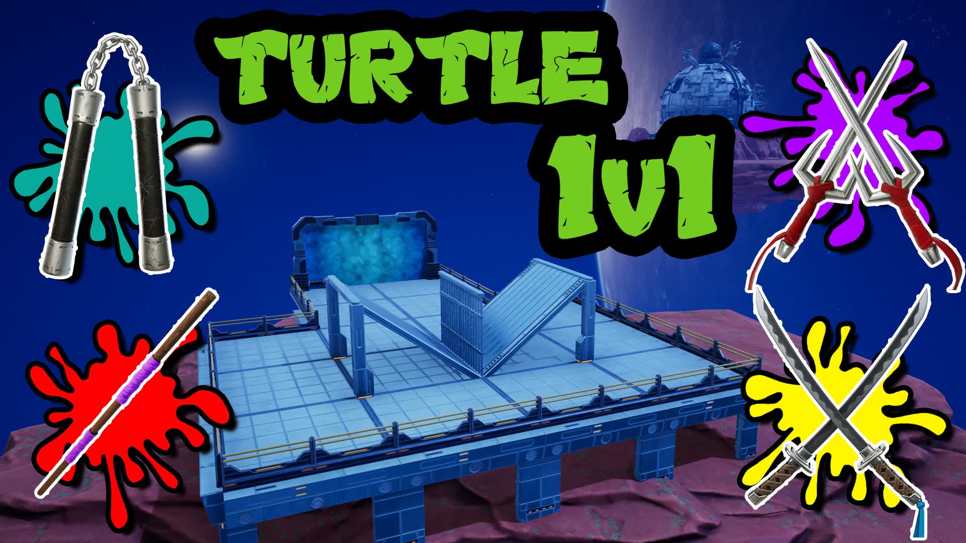 Turtle 1v1 4826-9154-4307 من ابتكار schleini - Fortnite