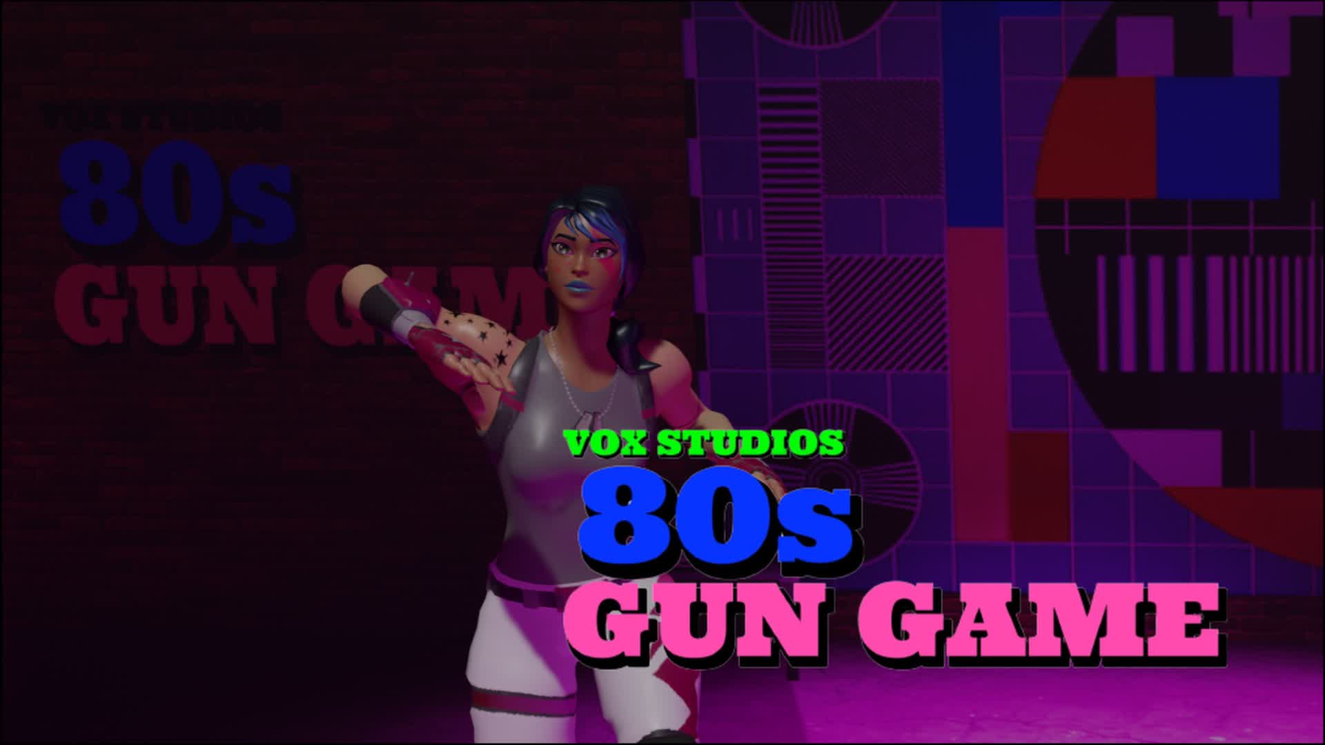 80s Gun Game 2180-5194-3209 by juliosvideos - Fortnite Creative Map Code - Fortnite.GG