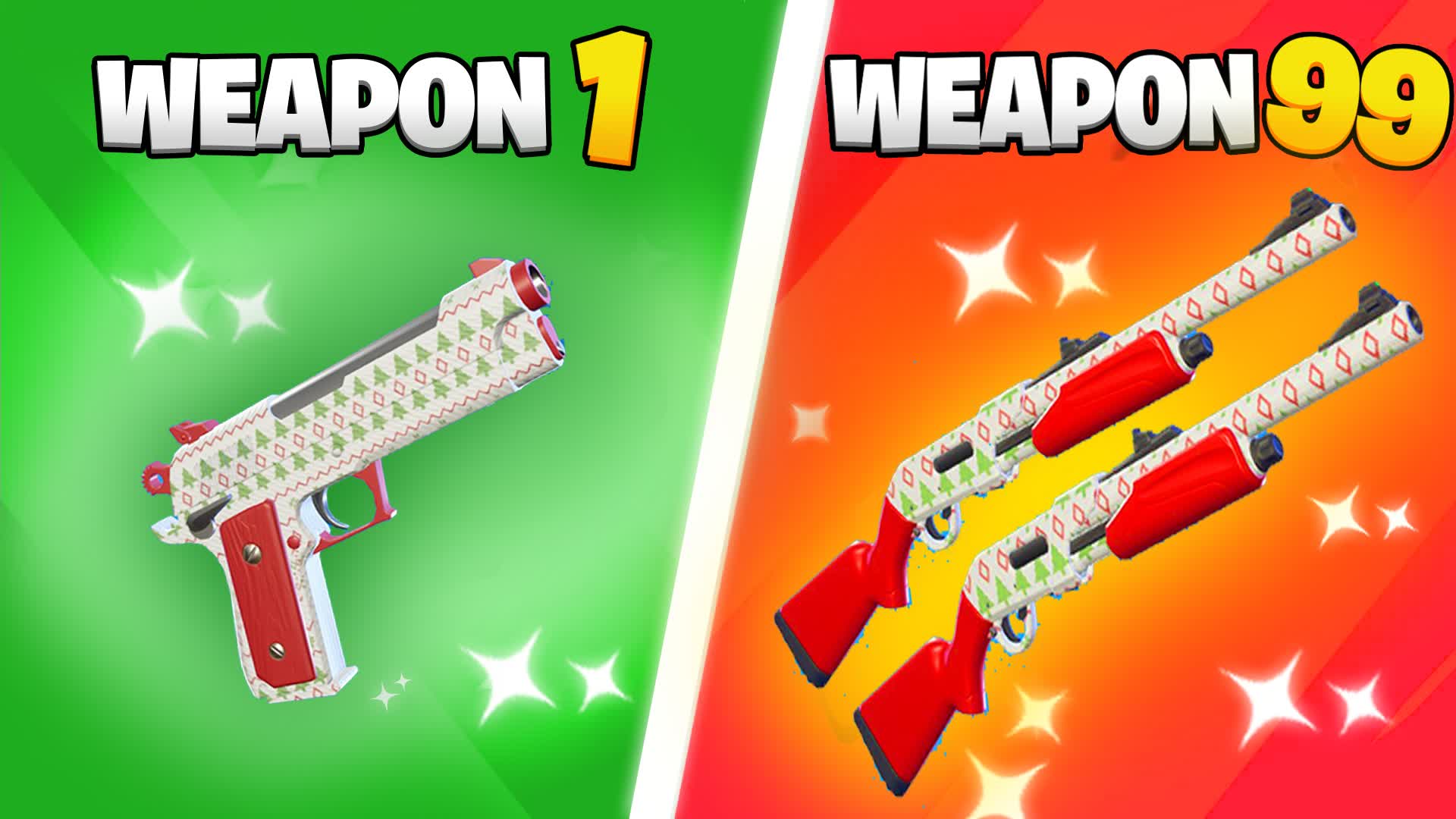 ️ CHRISTMAS GUN GAME ONE SHOT 🎄 1876-6146-7700 من ابتكار willykf - Fortnite