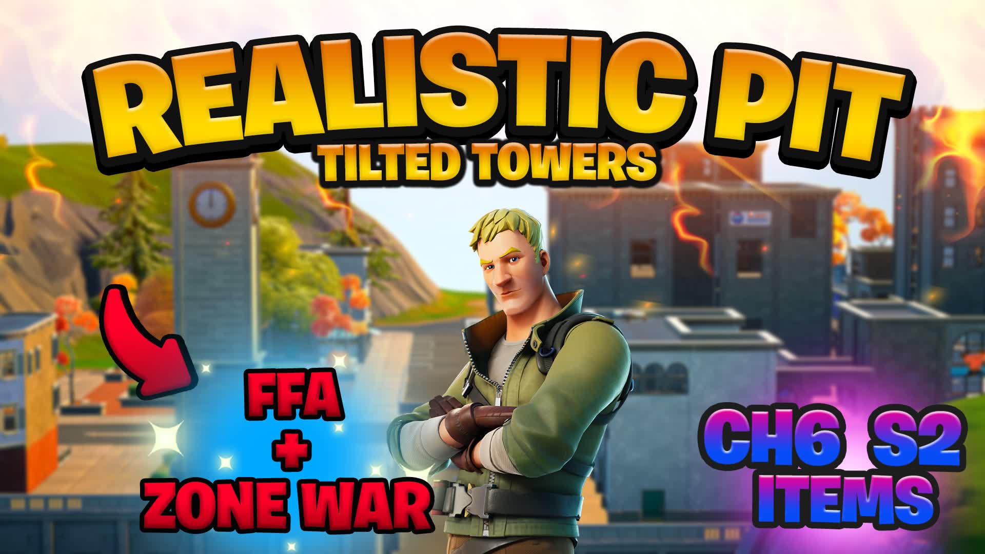 REALISTIC PIT- FFA & ZONE WAR 5313-8527-3725 by wales - Fortnite ...