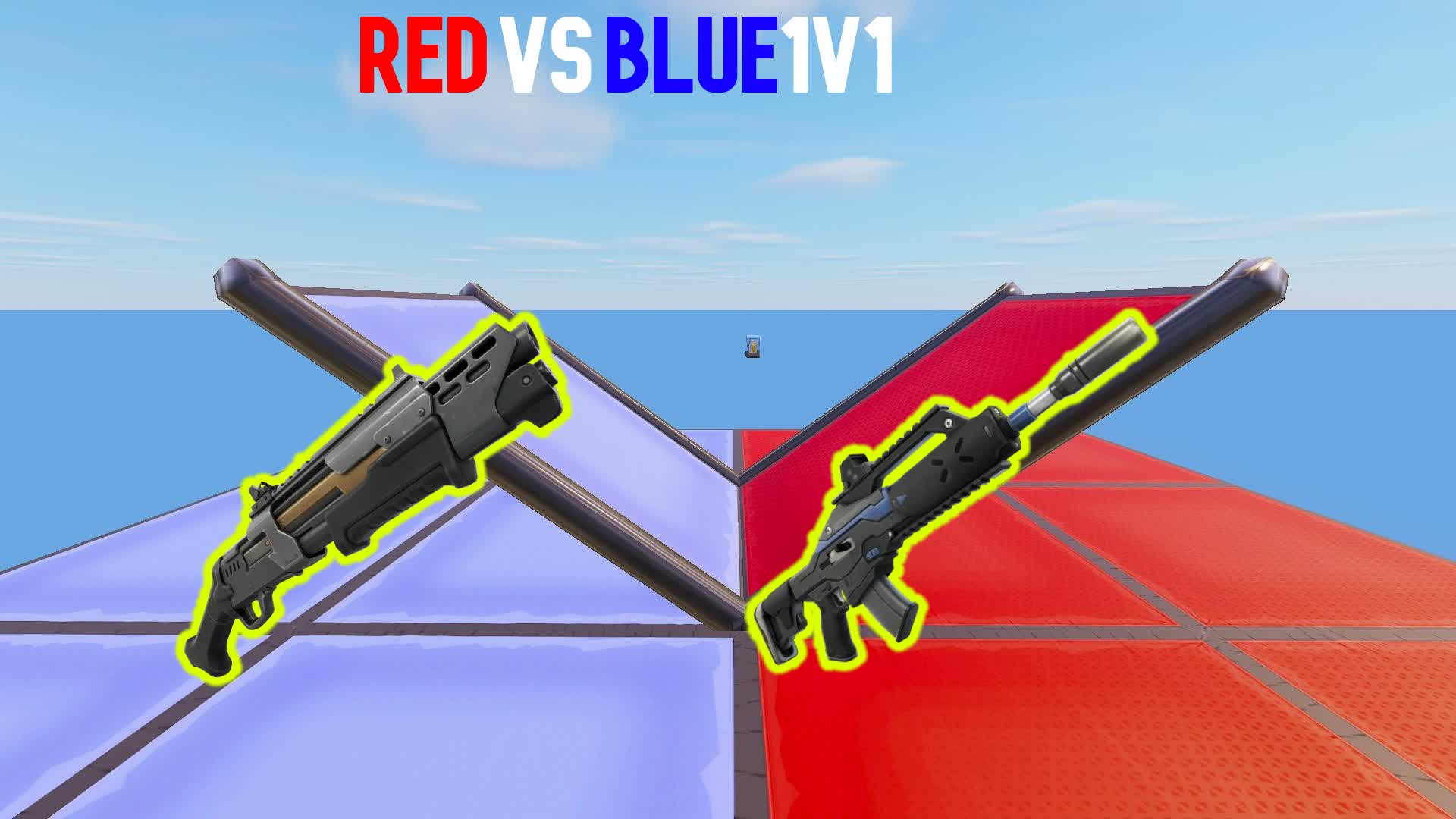 RED VS BLUE 1v1 1745-8006-3997 by kempo - Fortnite Creative Map Code - Fortnite.GG