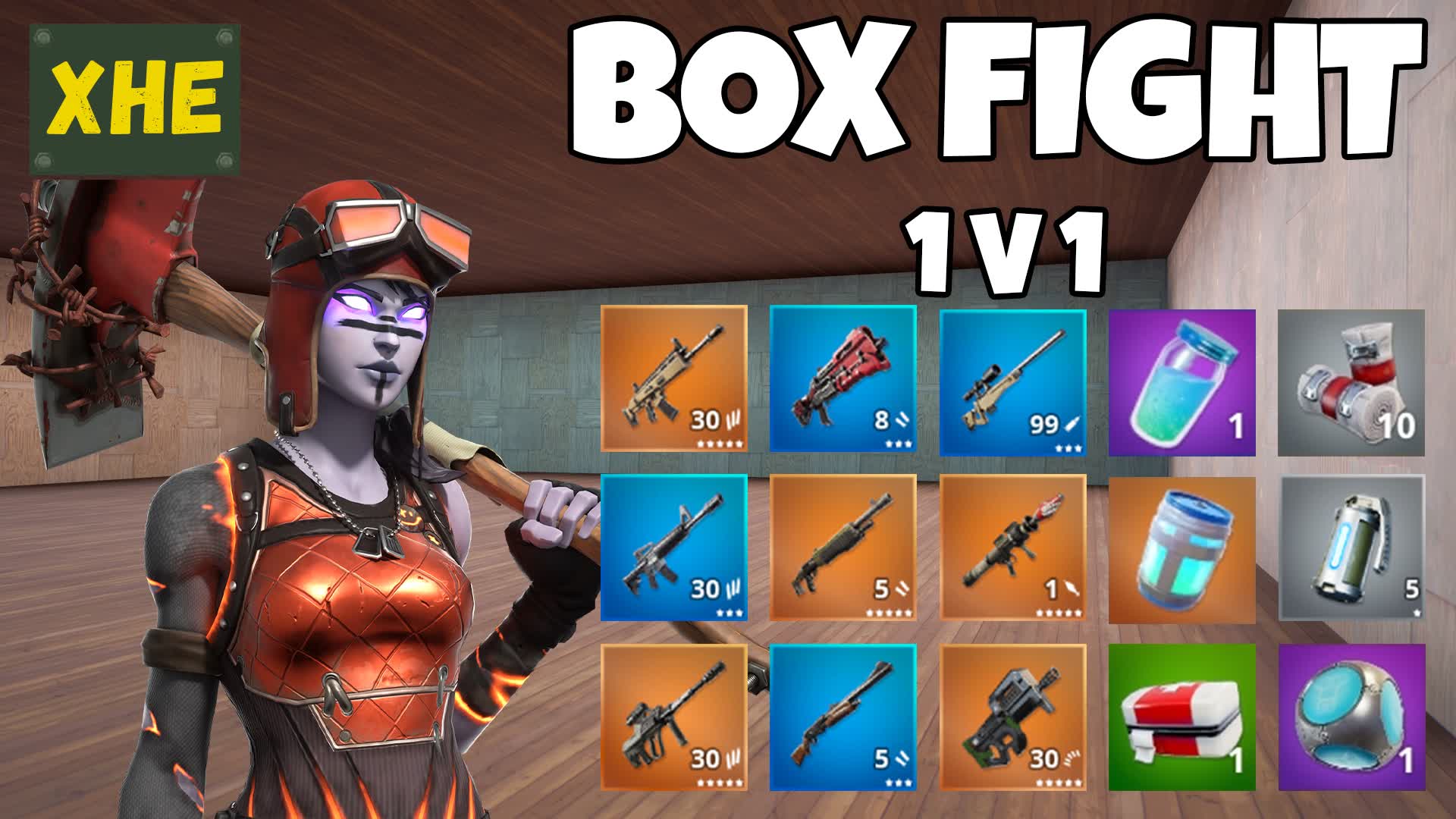 BOX FIGHT 3344-4614-1669 by xhe - Fortnite Creative Map Code - Fortnite.GG