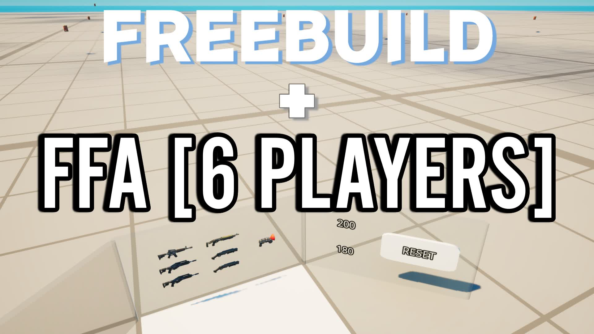 FREEBUILD + FFA [6 players] 9479-2715-0107 by xnoz - Fortnite Creative ...