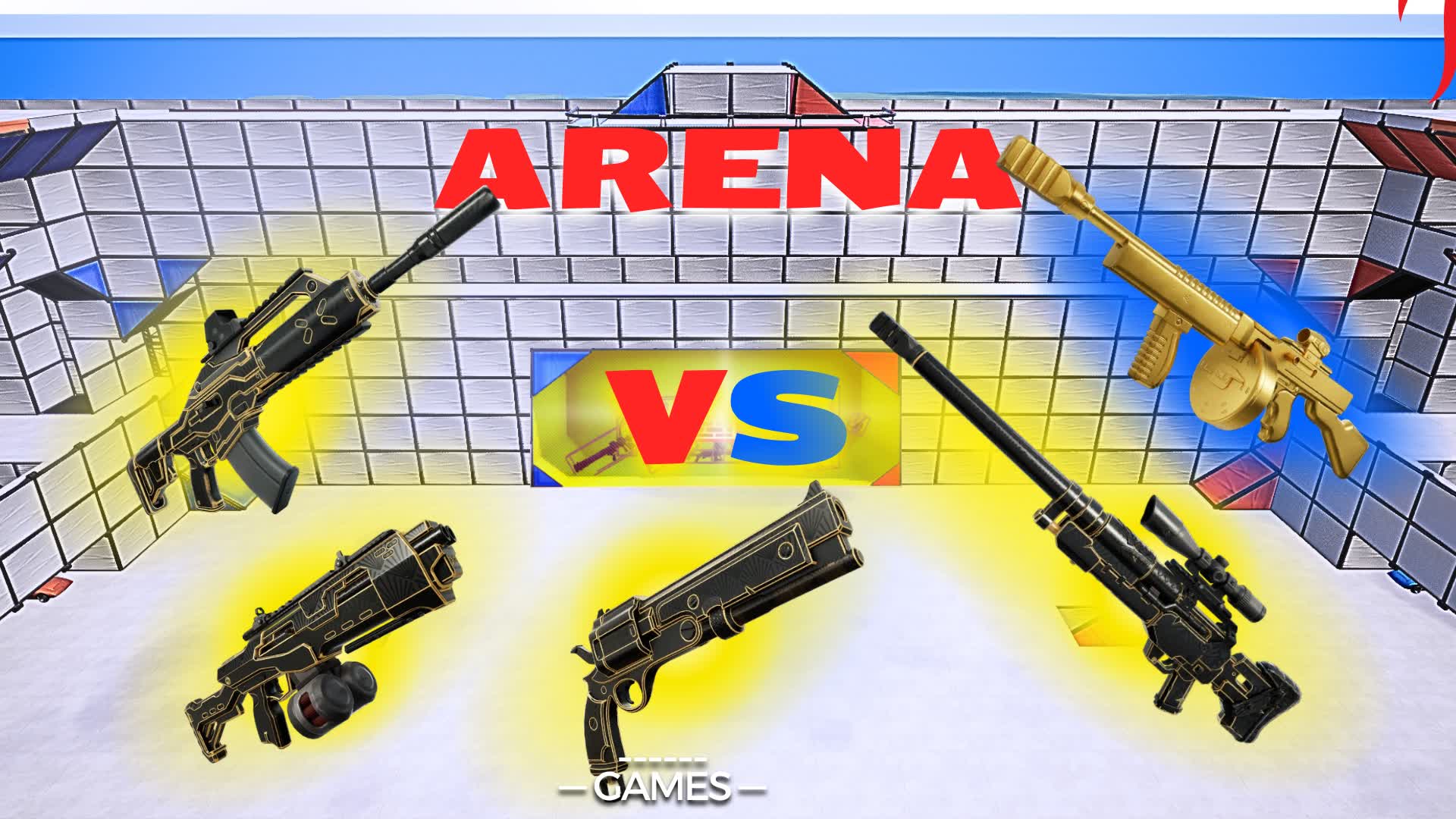 Red vs Blue Arena 0401-4640-8260 by adminlab - Fortnite Creative Map ...
