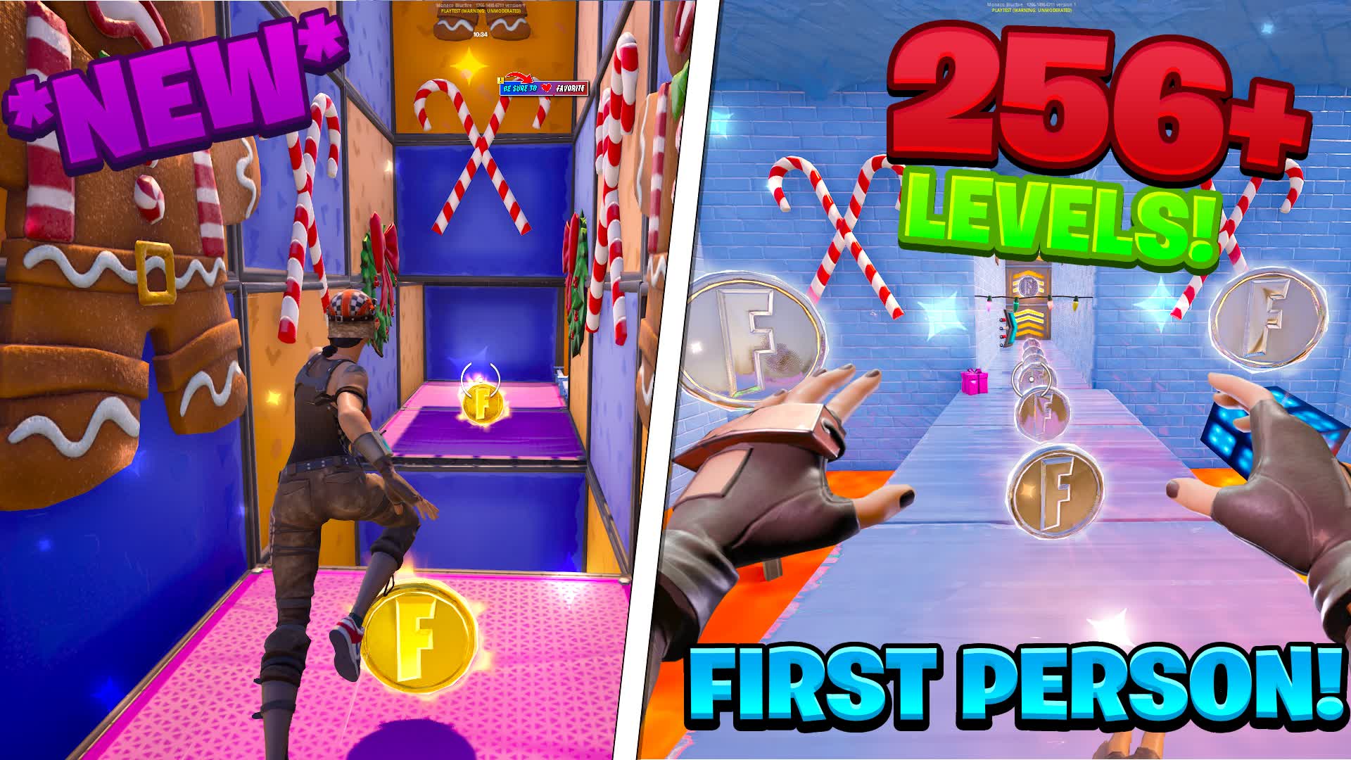 CHRISTMAS PARKOUR 256+ 0684-9307-2383 by ably - Fortnite Creative Map Code - Fortnite.GG