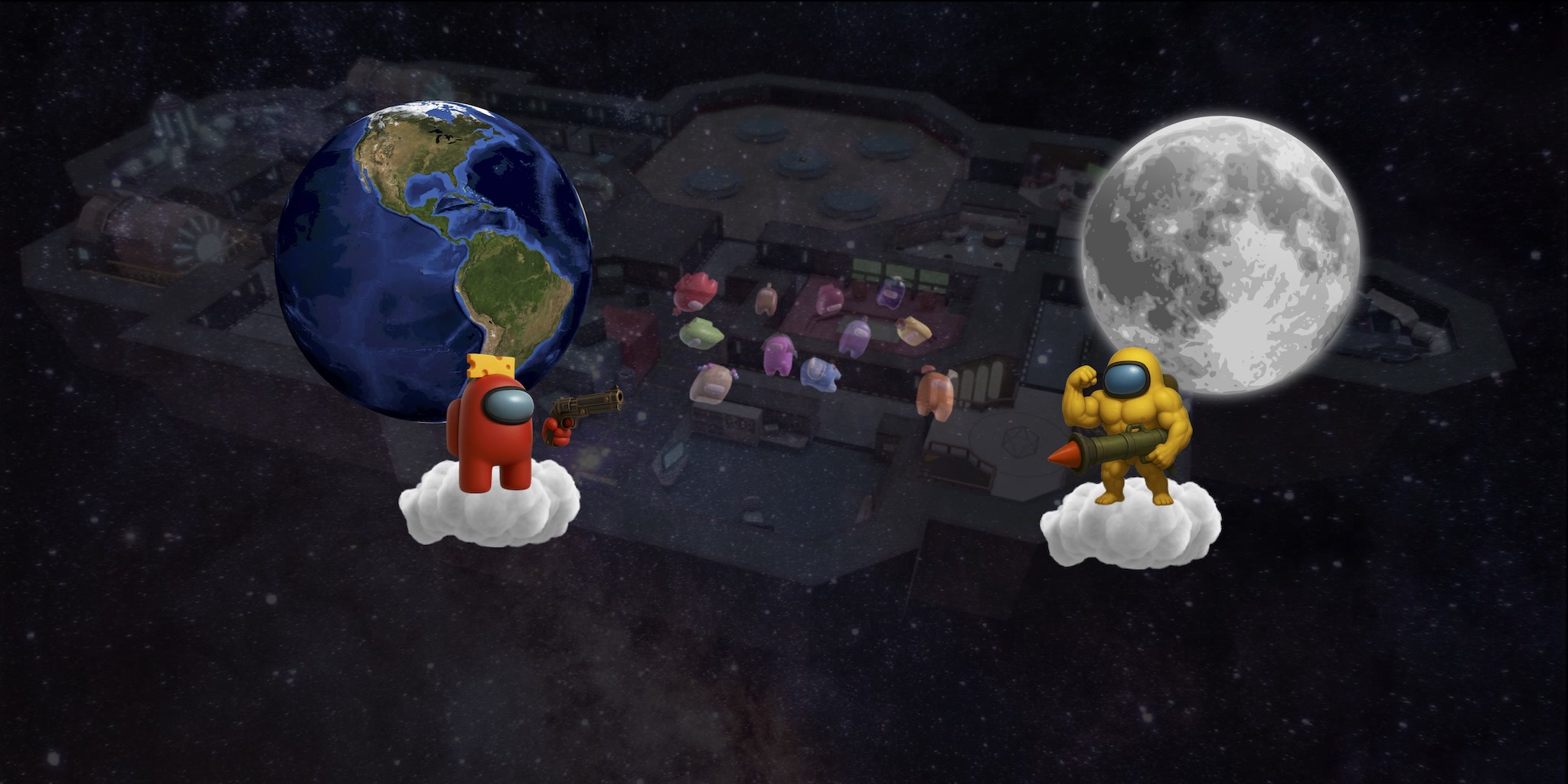 🚀 AMONG US GUN GAME 🔫TIKTOK BRAINROT🎯 3246-7027-0844 by yuanfen ...