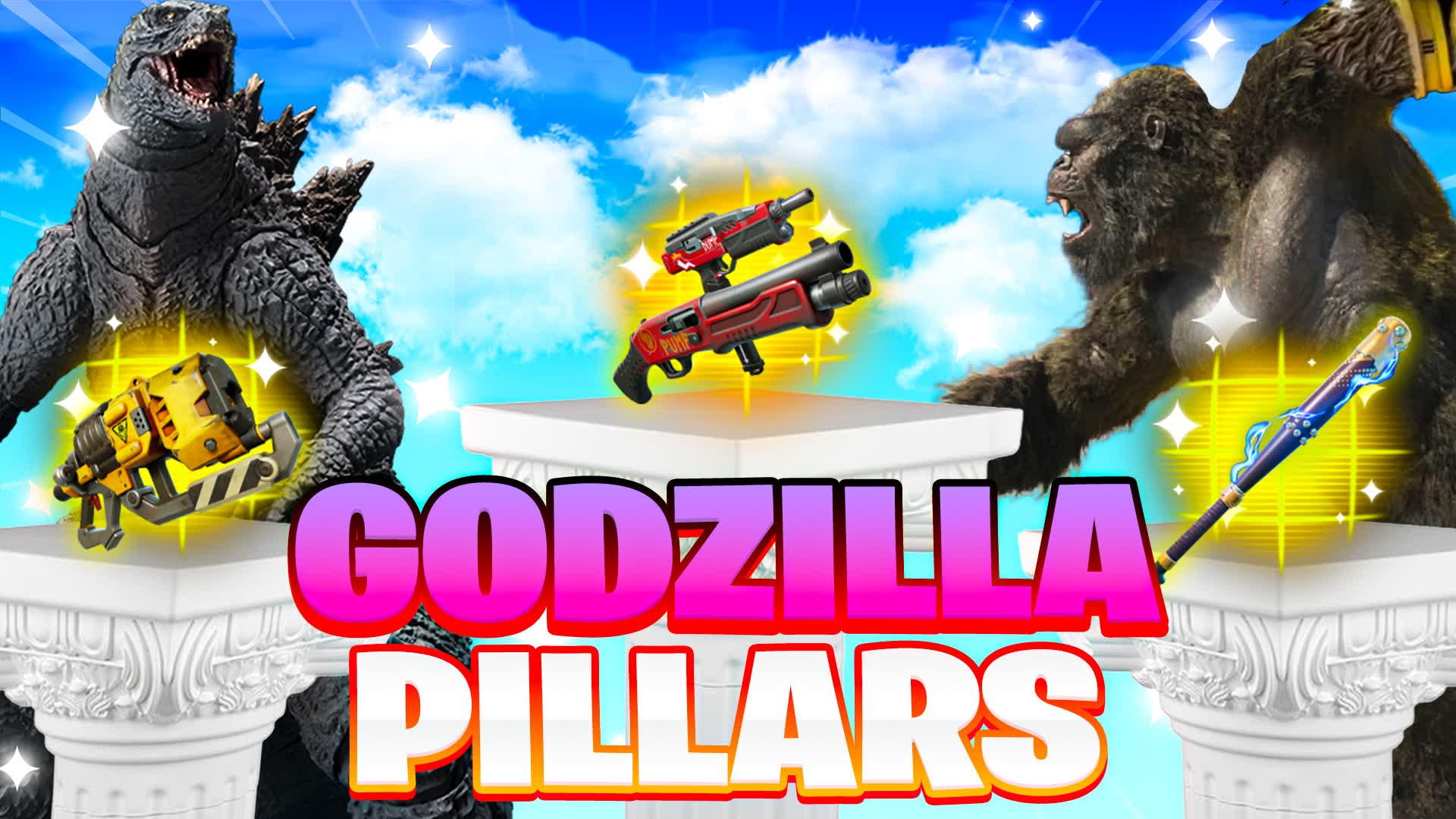 GODZILLA PILLARS 🙈 RANKED ⭐ 8365-6135-6999 by ziproz - Fortnite ...