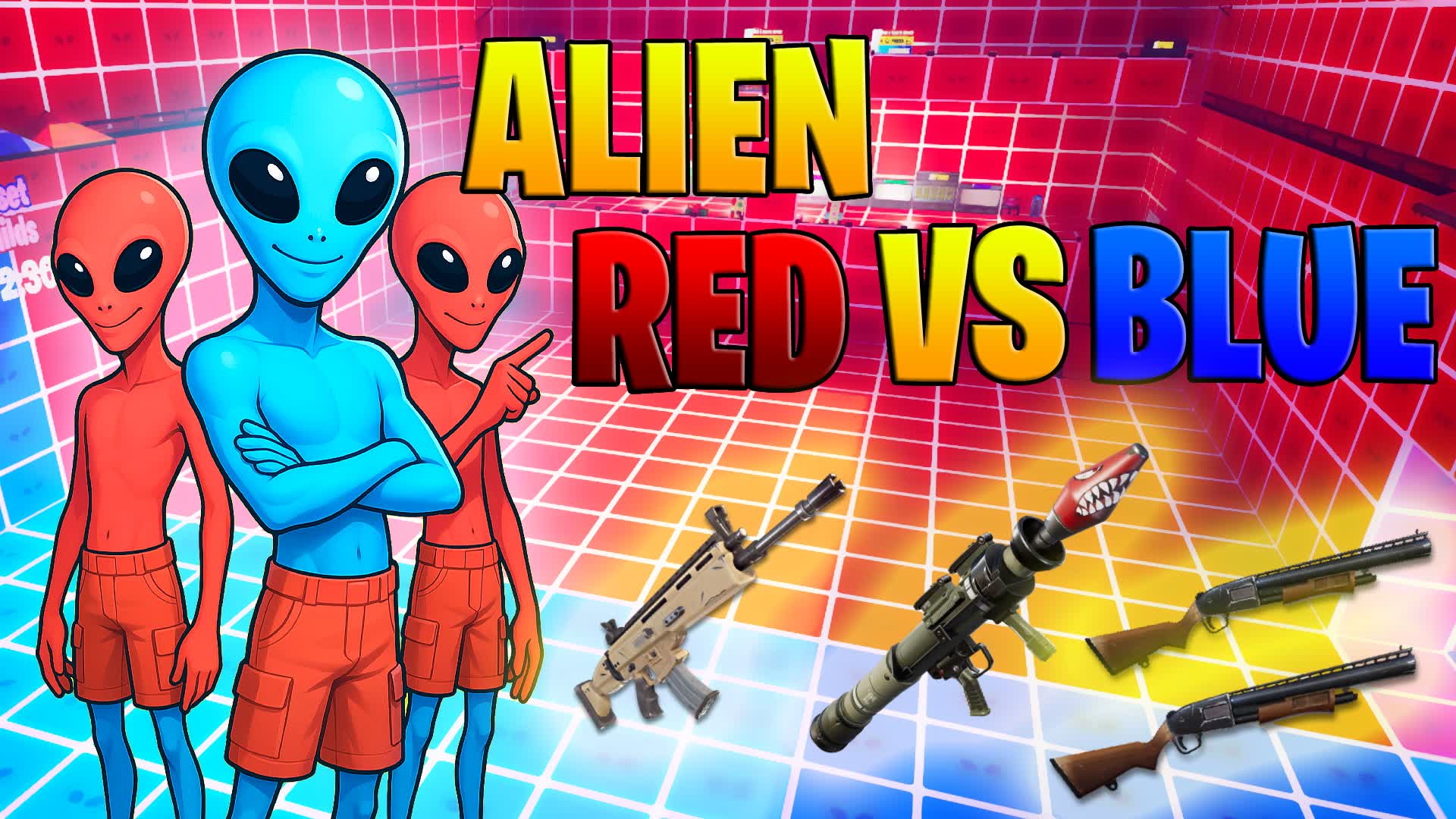 ALIEN RED VS BLUE 🔴🔵 2521-4576-7718 by dividend - Fortnite Creative Map ...