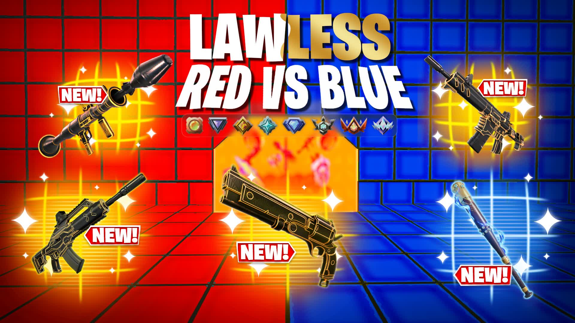 LAWLESS RED VS BLUE 🔴🔵 4571-6984-4887 by chelofn2 - Fortnite Creative ...