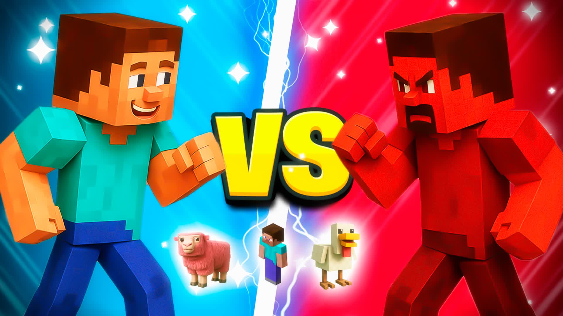 RED STEVE VS BLUE STEVE🔴🔵 9327-1051-2061 by feme - Fortnite Creative ...