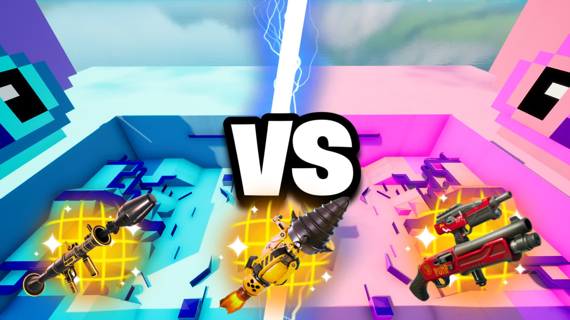 ROJO LOCURA VS AZUL 2937-2528-5529 by playbyte2.0 - Fortnite Creative ...