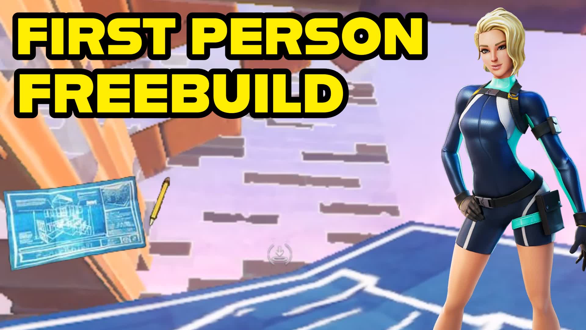 FIRST PERSON FREEBUILD 4253-5406-7460 by zaxyfn - Fortnite Creative Map ...