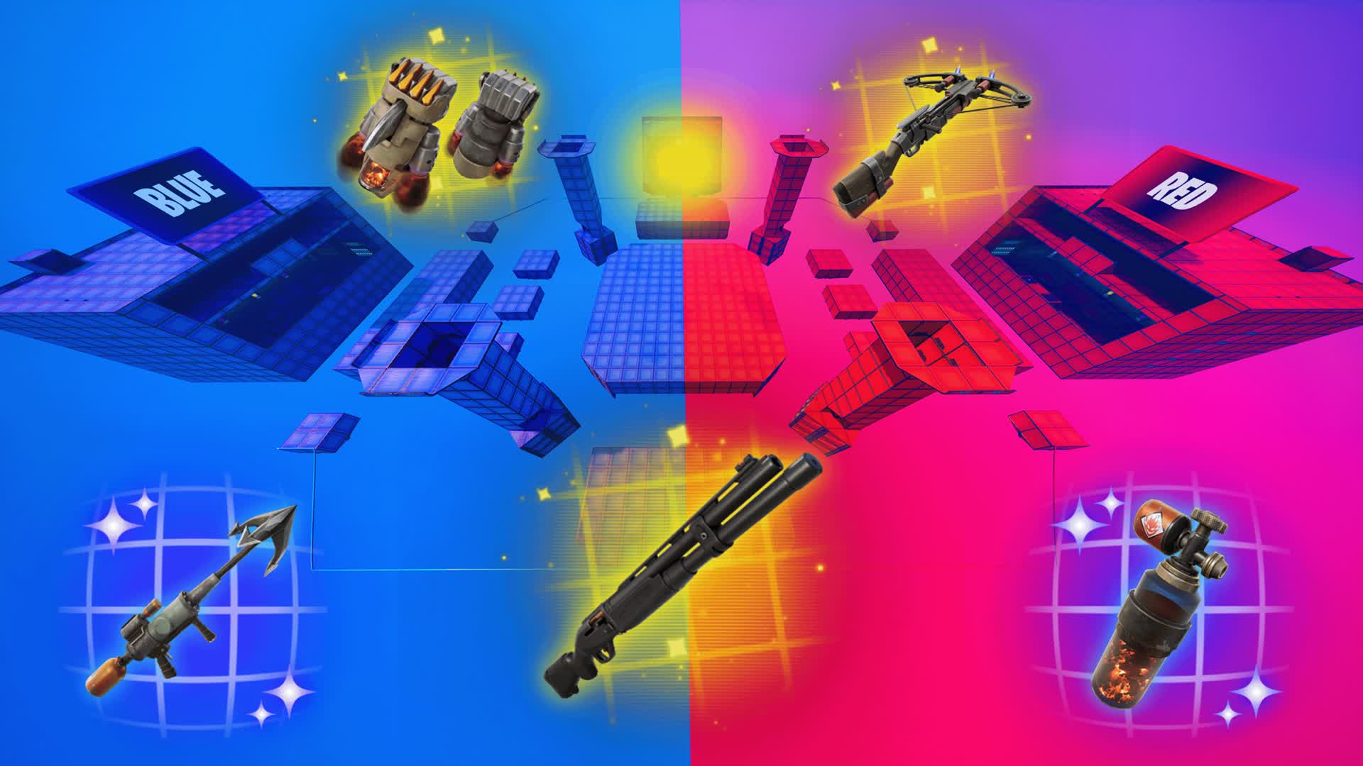 SKY RED VS BLUE 🔴🔵 3447-3141-5867 by plonker - Fortnite Creative Map ...