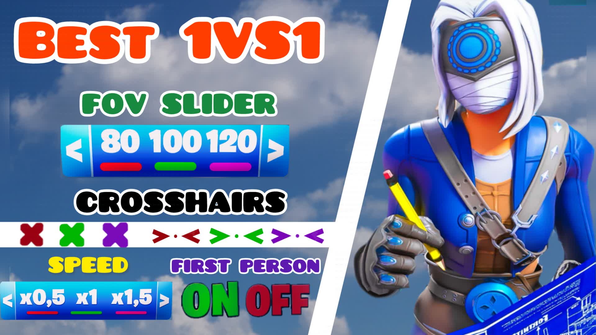 1v1 custom build fight 7430-9415-1834 by veza - Fortnite Creative Map Code - Fortnite.GG