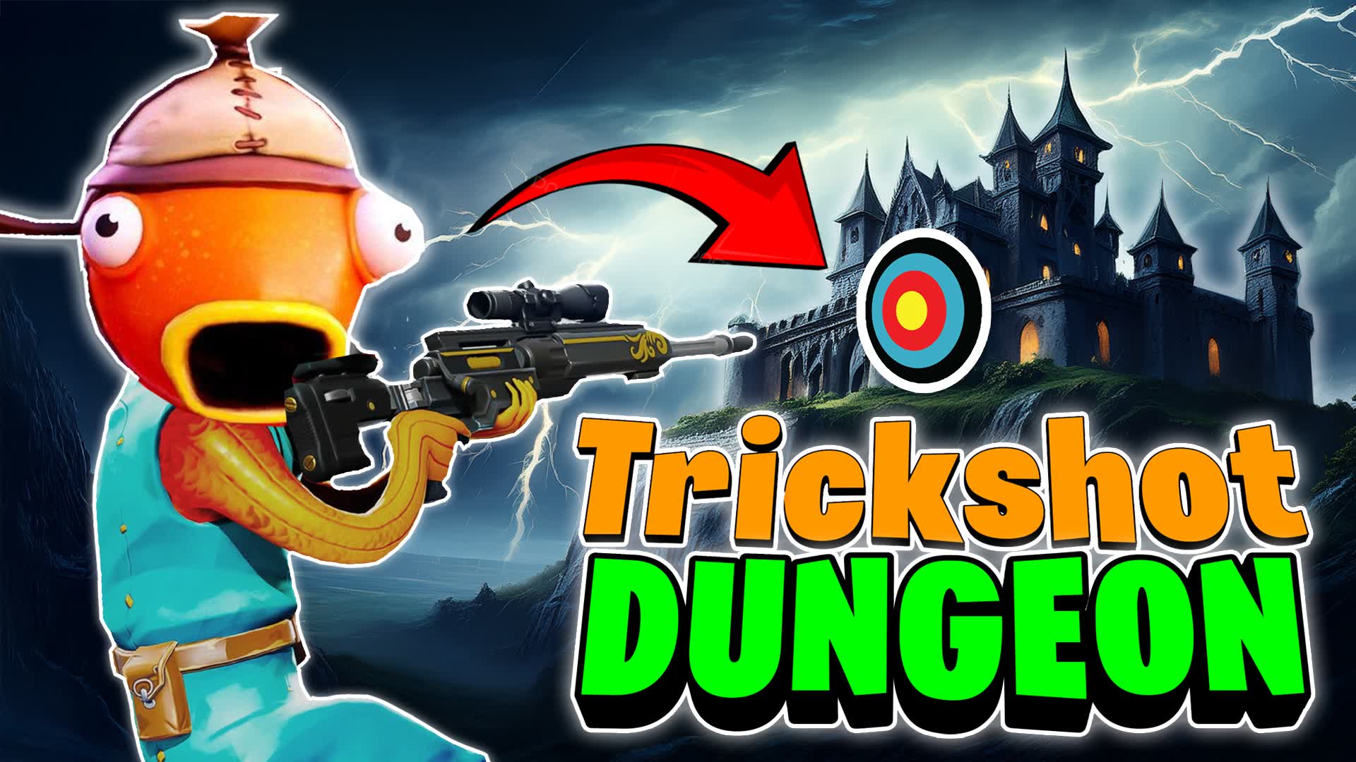 Trickshot Dungeon 8797-3752-1292 by whalegames - Fortnite Creative Map ...