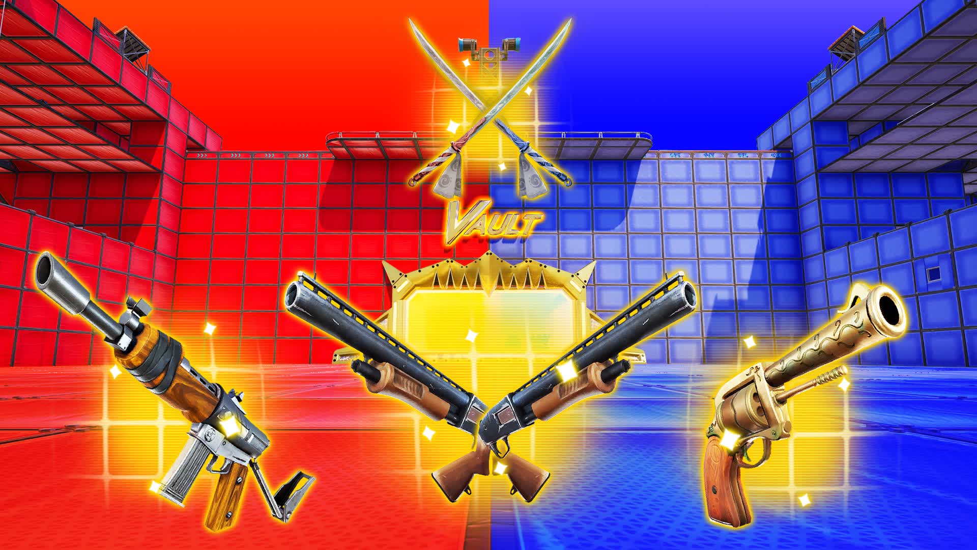 EPIC RED VS BLUE 🔴🔵 8476-4927-0349 par rtz_tm - Fortnite