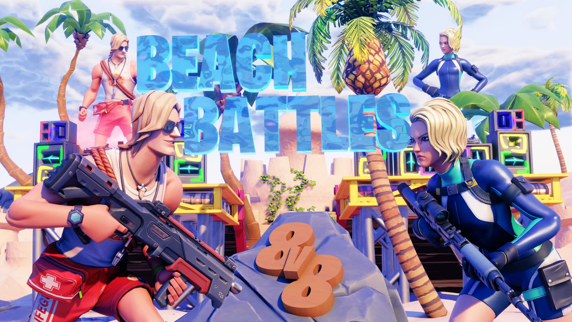 Beach Battles 9665-9963-2370 by TREE FITTYY - Fortnite