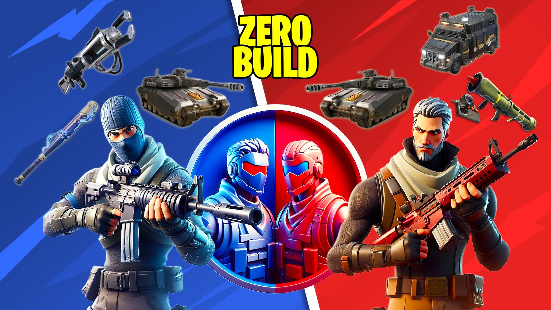 CLASSIC RED VS BLUE: ZERO BUILD 🔴🔵 7660-6256-0747 by fa_rs - Fortnite ...
