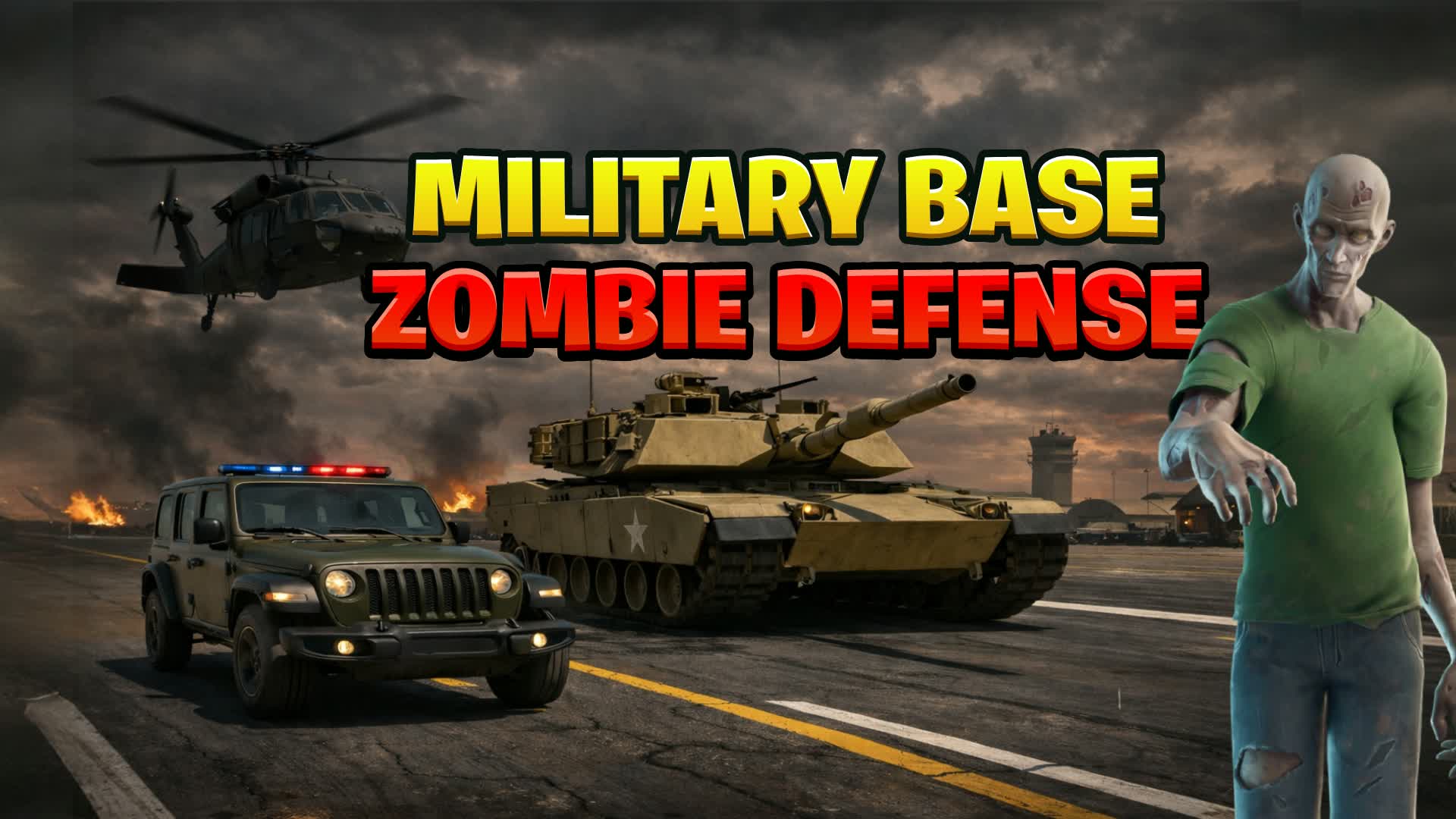 MILITARY BASE ZOMBIE DEFENSE DRIVE 1V1V1 7164-8342-1460 by 99-bot-xp ...