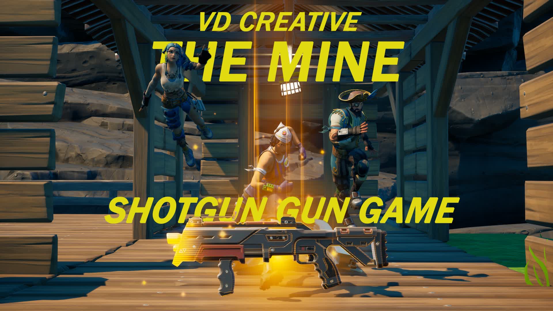 THE MINE Shotgun gun game! 0689-5582-4450 by veedkilla - Fortnite ...