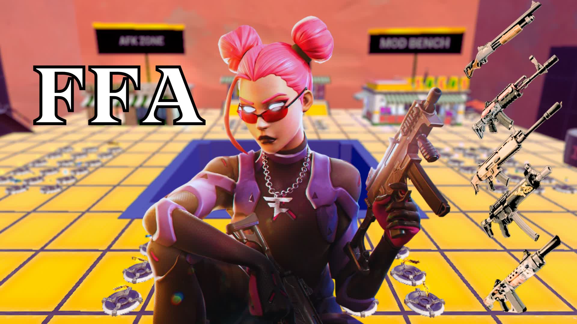 MINI THE PIT - FFA 2007-5330-3951 by iellolo - Fortnite Creative Map Code - Fortnite.GG