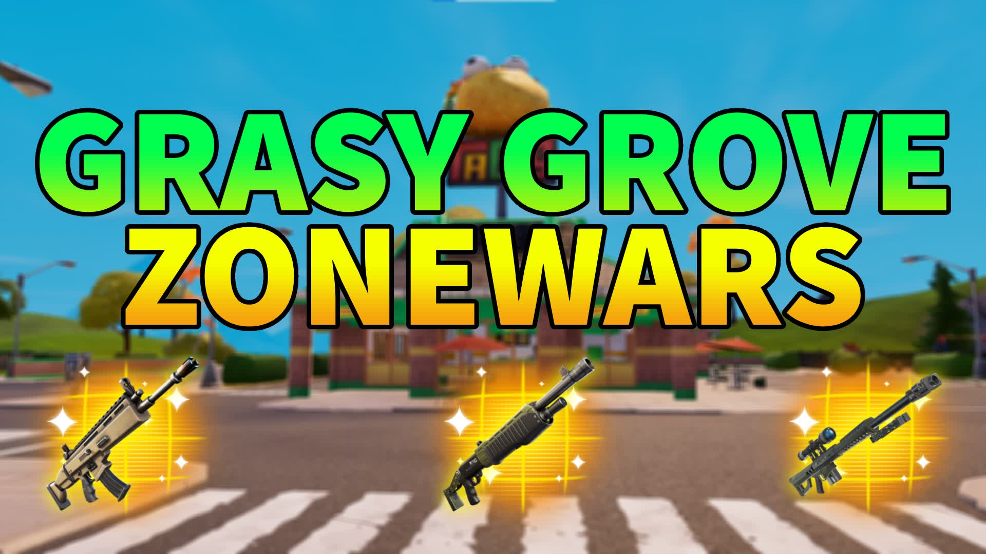 GREASY GROVE ZONE WARS ️ 0777-4283-8328 by gg66 - Fortnite Creative Map Code - Fortnite.GG
