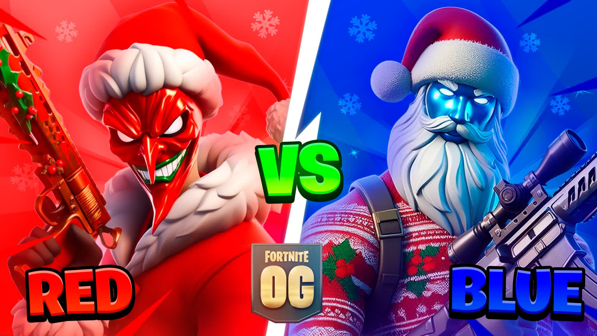🎄 RED vs BLUE CHRISTMAS 🎅🏻 1773-7883-5116 by pcd - Fortnite Creative ...