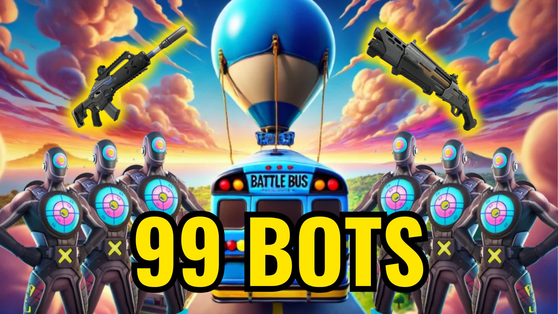 99 BOTS OG BOT ROYALE 🏆 7857-3931-9152 by gomeinator - Fortnite Creative Map Code - Fortnite.GG