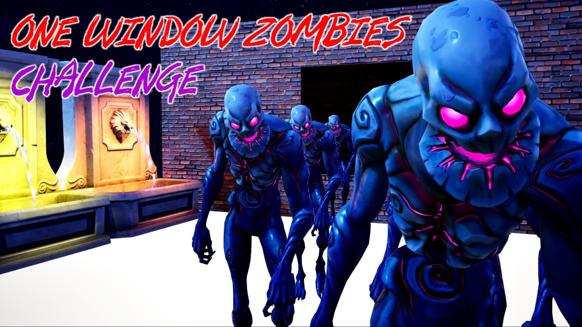 ONE WINDOW ZOMBIES 🧟 1159-0222-8215 من ابتكار aura-sv - Fortnite