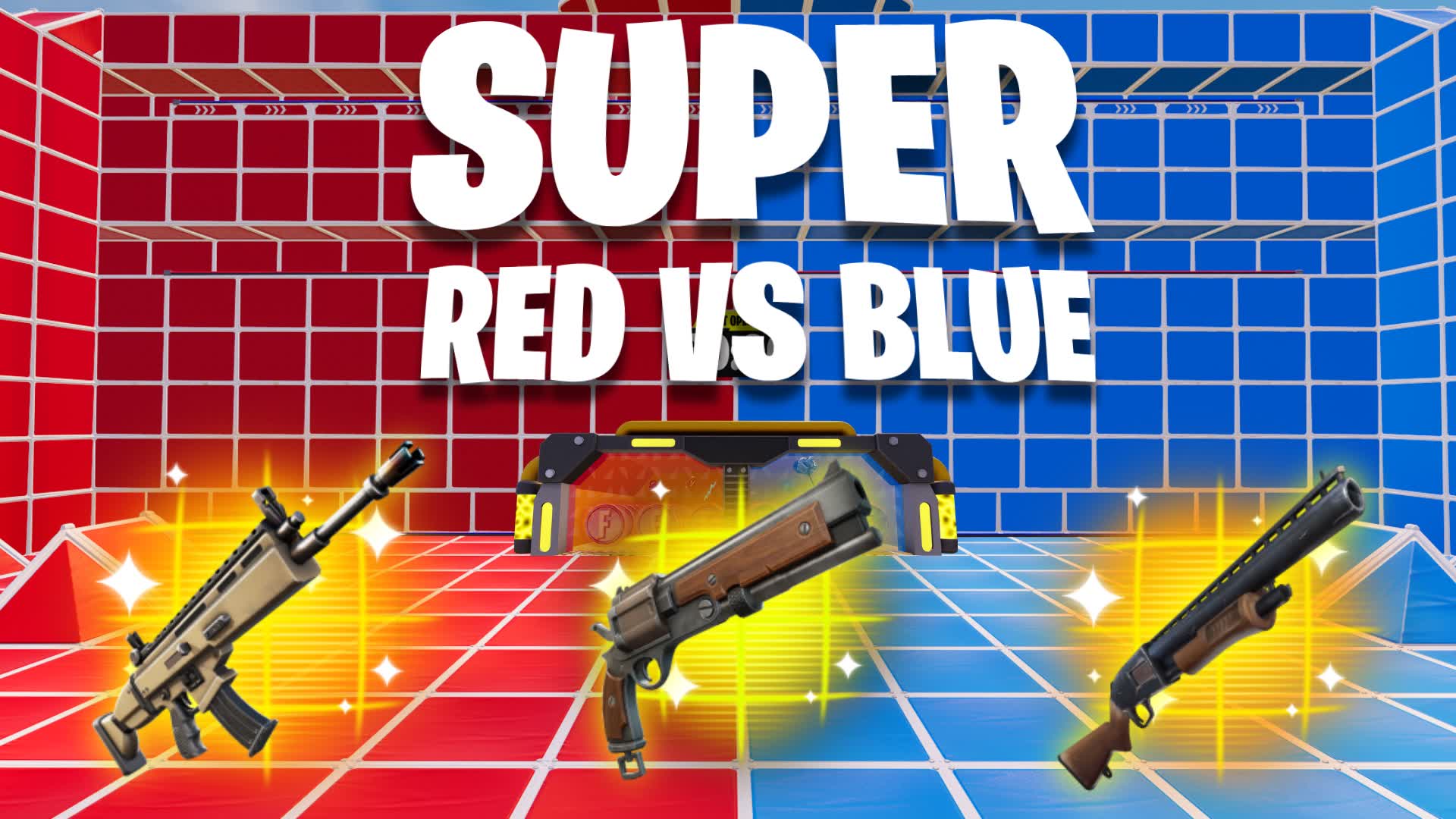 SUPER RED VS BLUE 🔴🔵 5284-1334-4012 by patrickstella - Fortnite ...