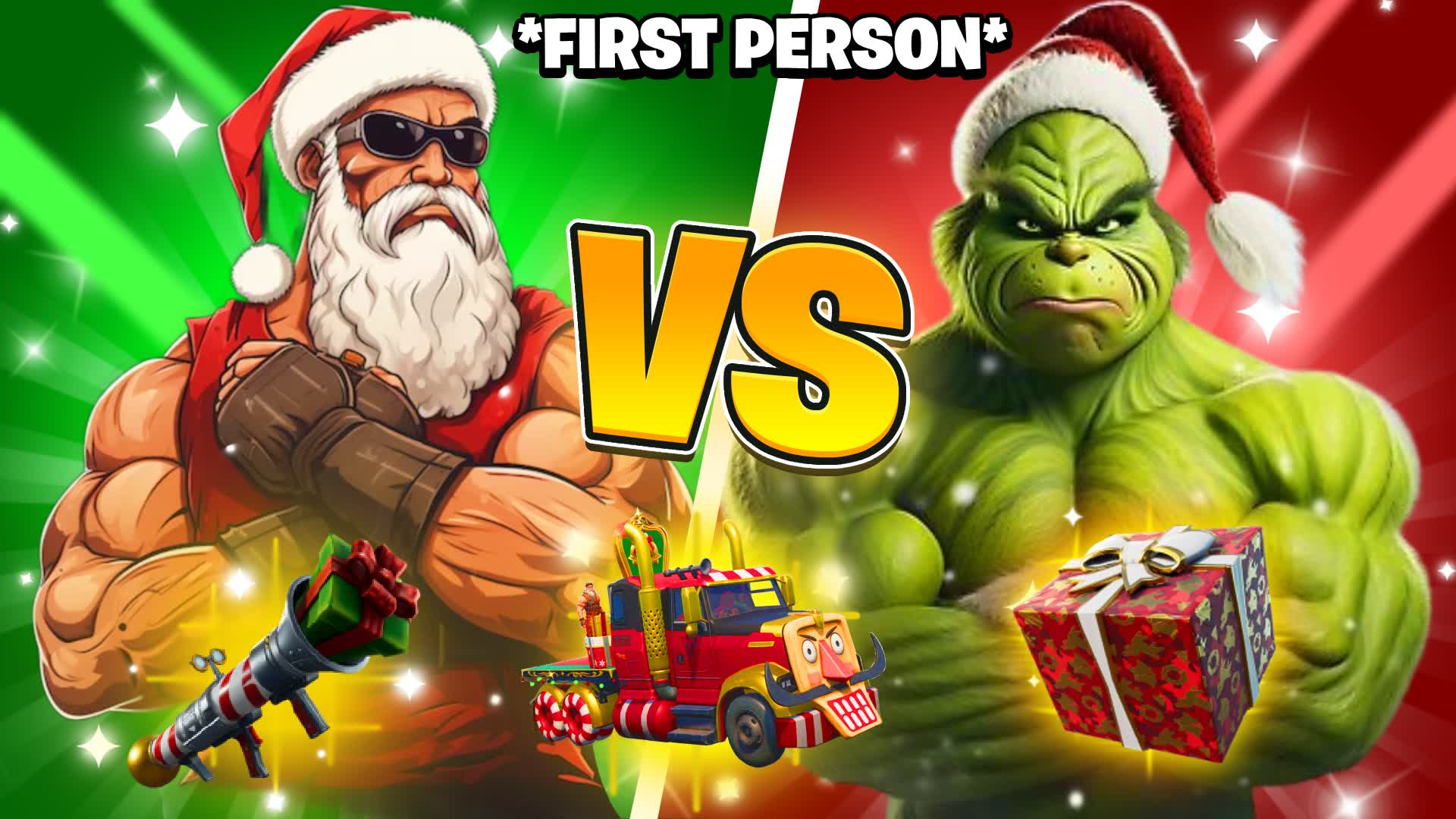 🎅 SANTA VS GRINCH - FIRST PERSON 7441-6179-2951 by luxy2x - Fortnite ...