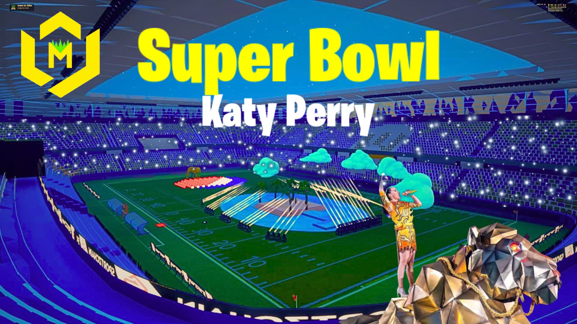 Super Bowl-Katy Perry 2498-0386-4256 by maupina - Fortnite Creative Map ...