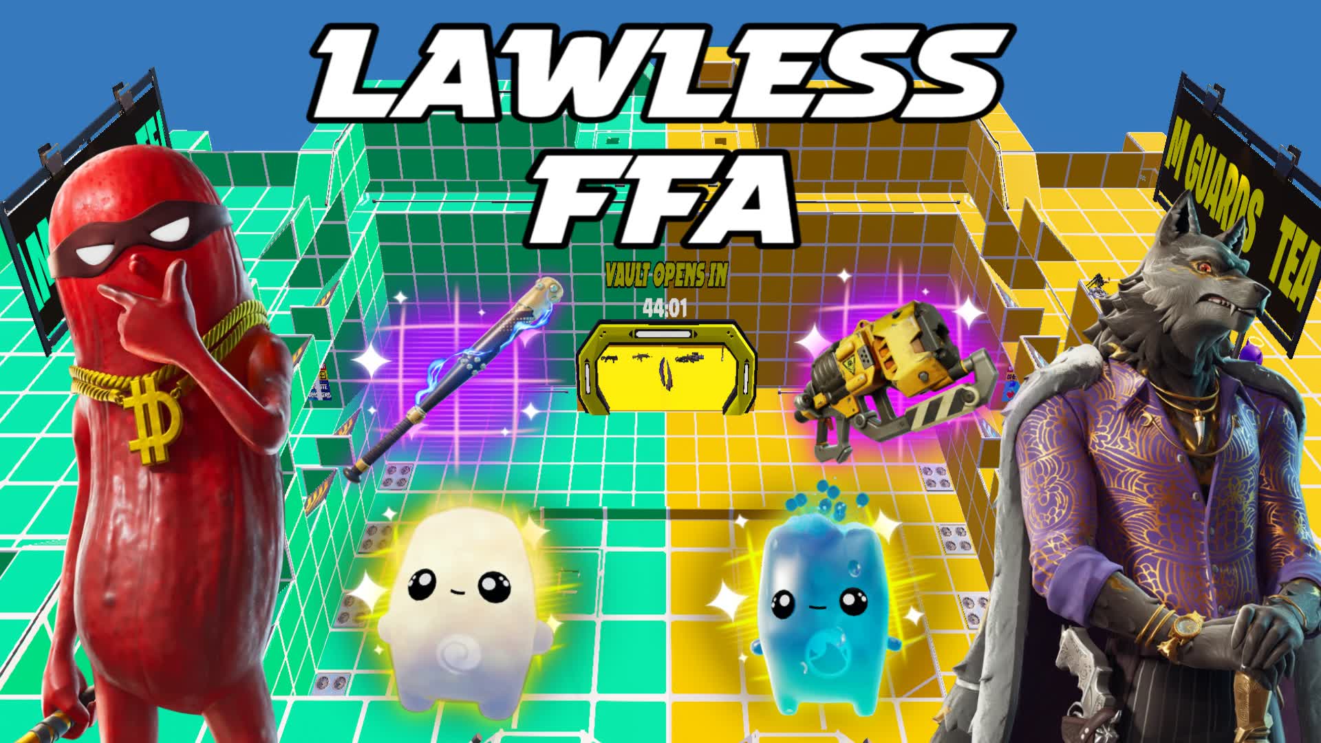 CRIME VS GUARDS FFA🔴🔵 7059-5531-4314 by pnapl - Fortnite Creative Map ...