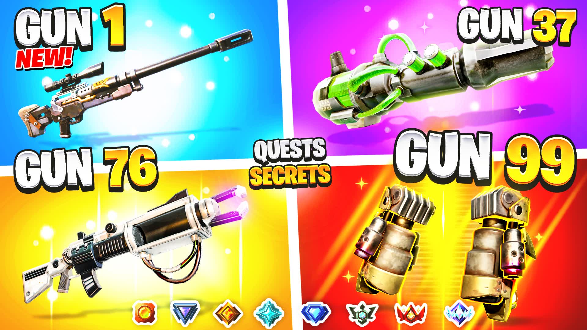 🌟 CRAZY ONE SHOT 🌟 GUN GAME 9166-9734-3994 by skibidi - Fortnite ...