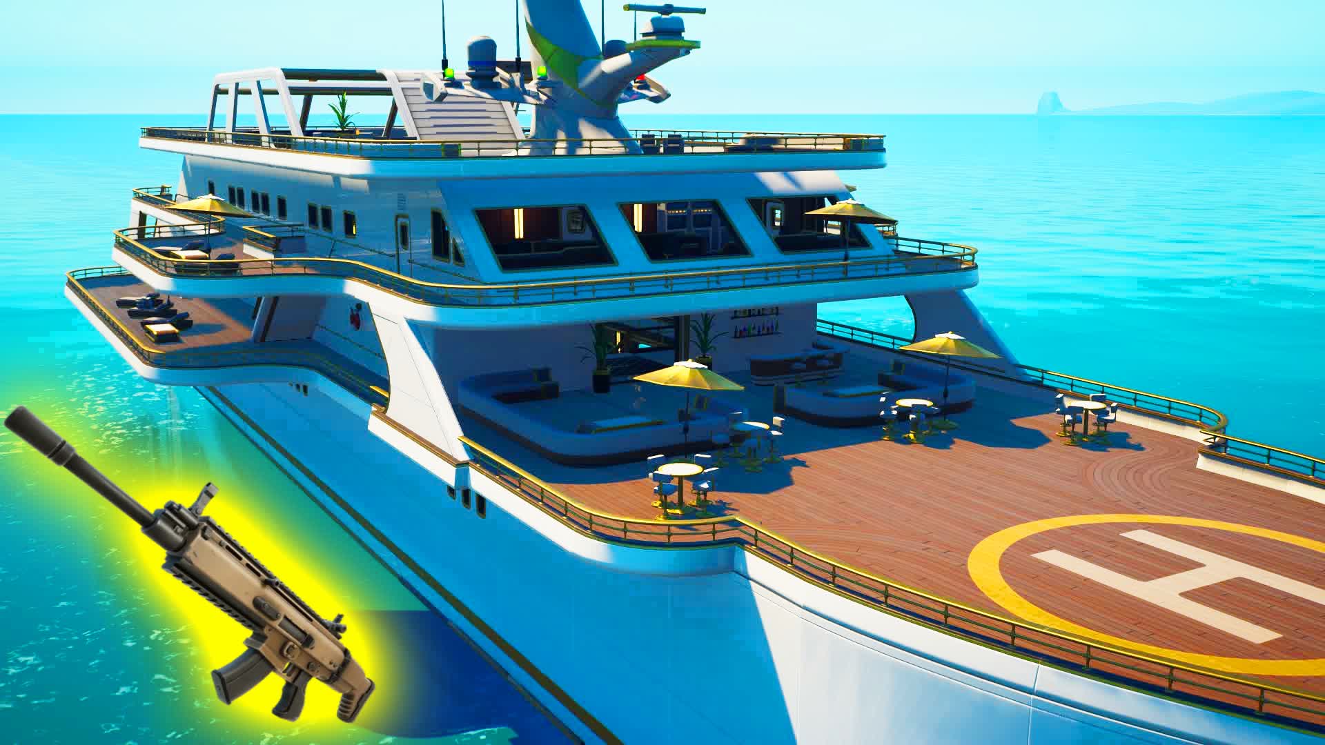 THE YACHT - GUN GAME FIRST PERSON 4014-2163-0999 by notnormann - Fortnite Creative Map Code ...
