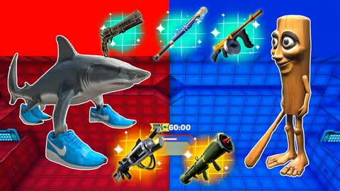 🧠 MEGA BRAINROT RED VS BLUE 🔴🔵 1178-0829-3198 by vyp - Fortnite