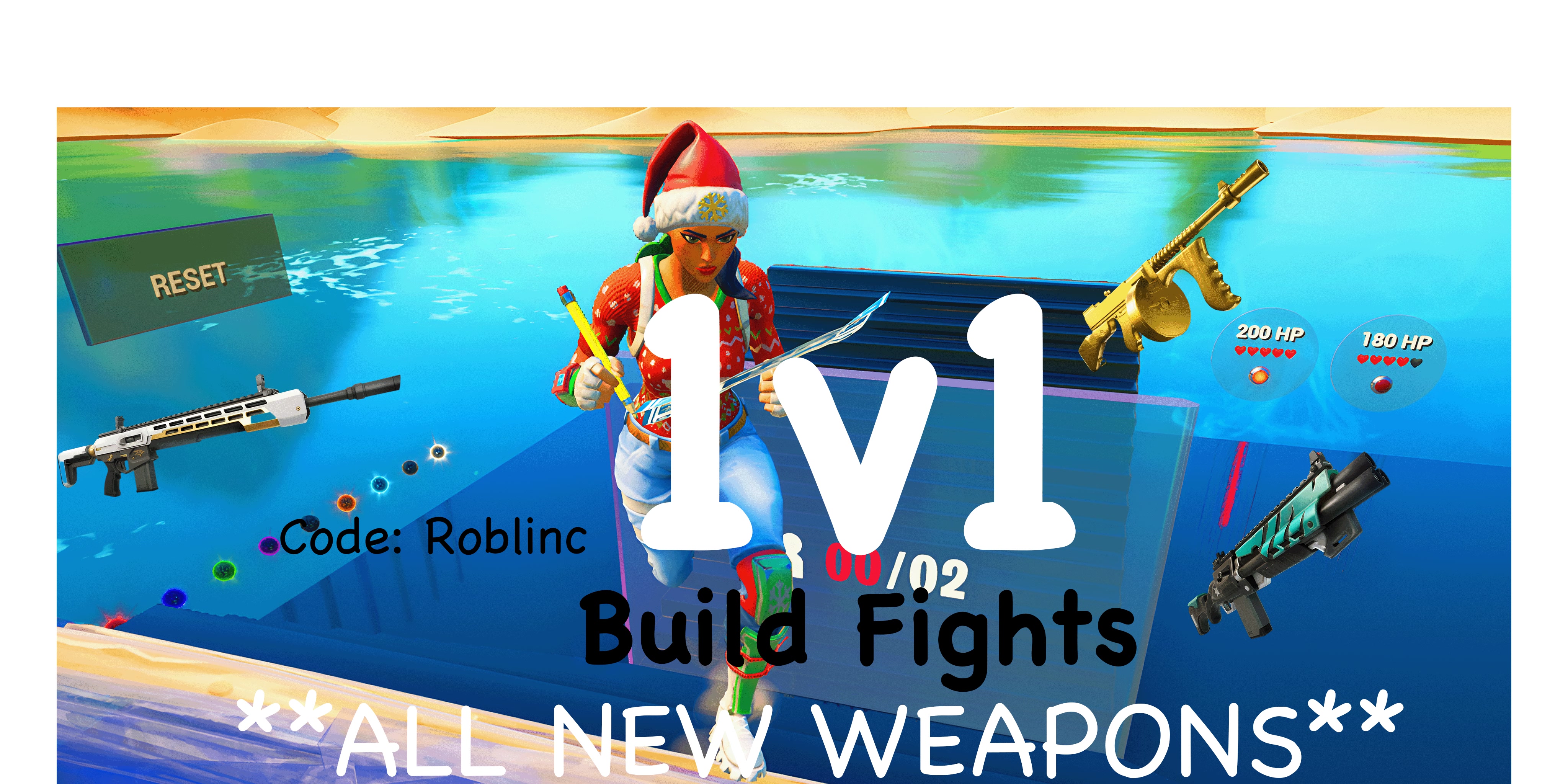 1v1 Build Fight **ALL NEW WEAPONS** 6262-9232-2880 by roblinc ...