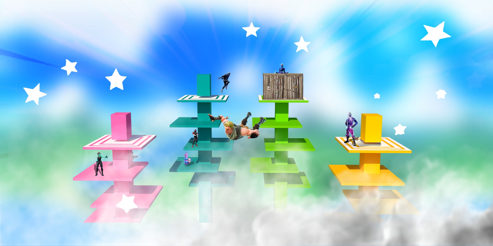 PILLARS RELOAD 🎯 3207-7978-4413 by arqjeff - Fortnite Creative Map Code ...