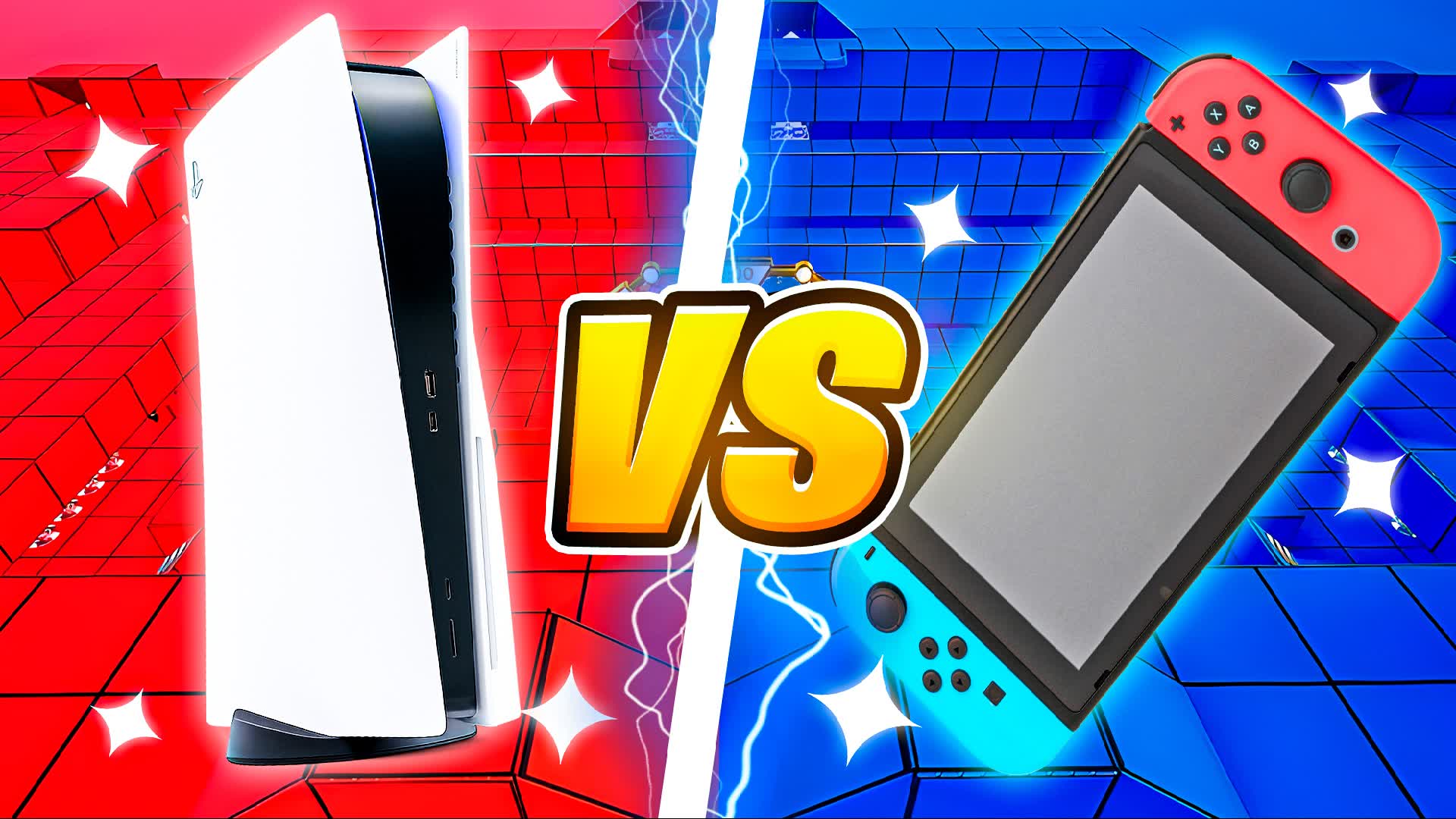 CRAZY SWITCH VS PS5⭐️RED VS BLUE🔴🔵 1893-5510-6678 by lama-queen - Fortnite Creative Map Code ...