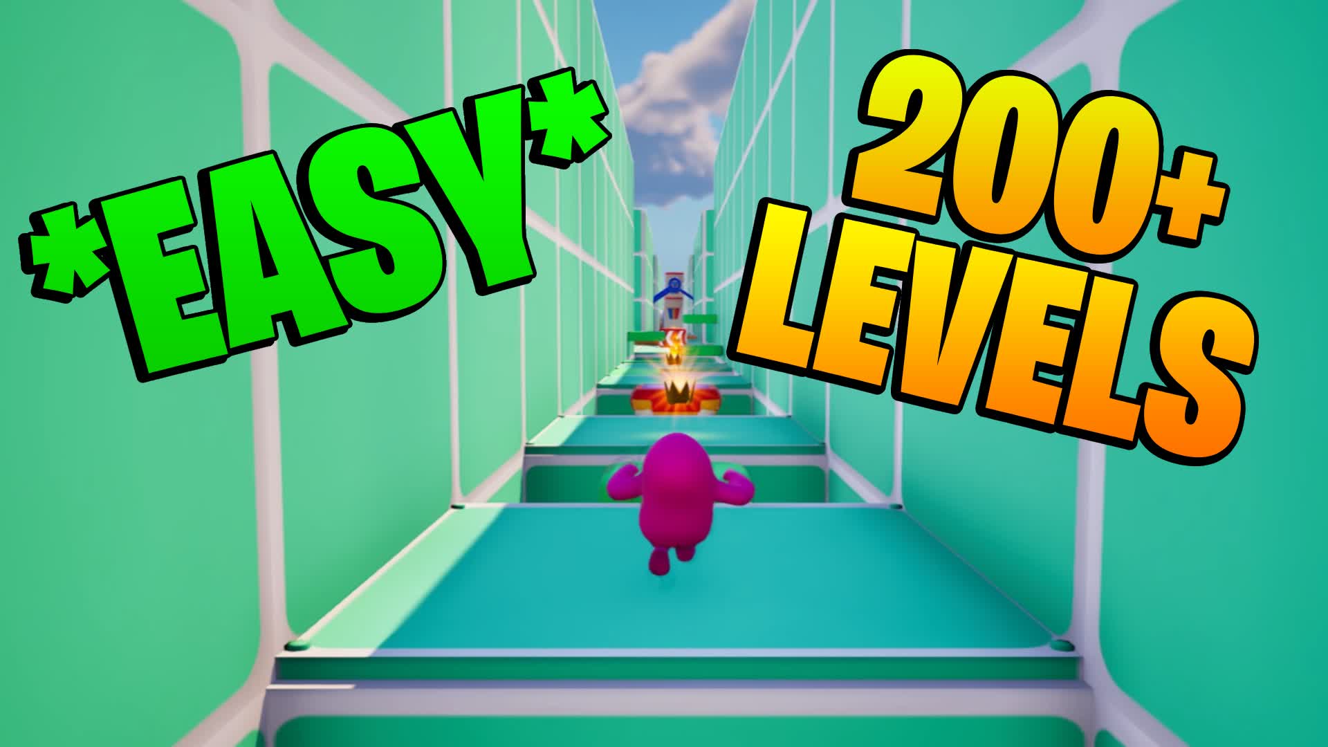 Fall Guys Easy Deathrun Parkour 200+👑 8720-3332-5084 by hubii - Fortnite Creative Map Code ...