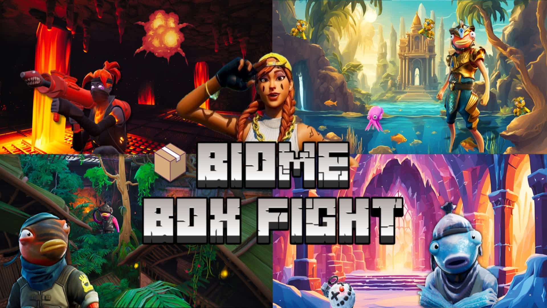 Biome Box Fight 1940-3154-3886 by novagames - Fortnite Creative Map ...
